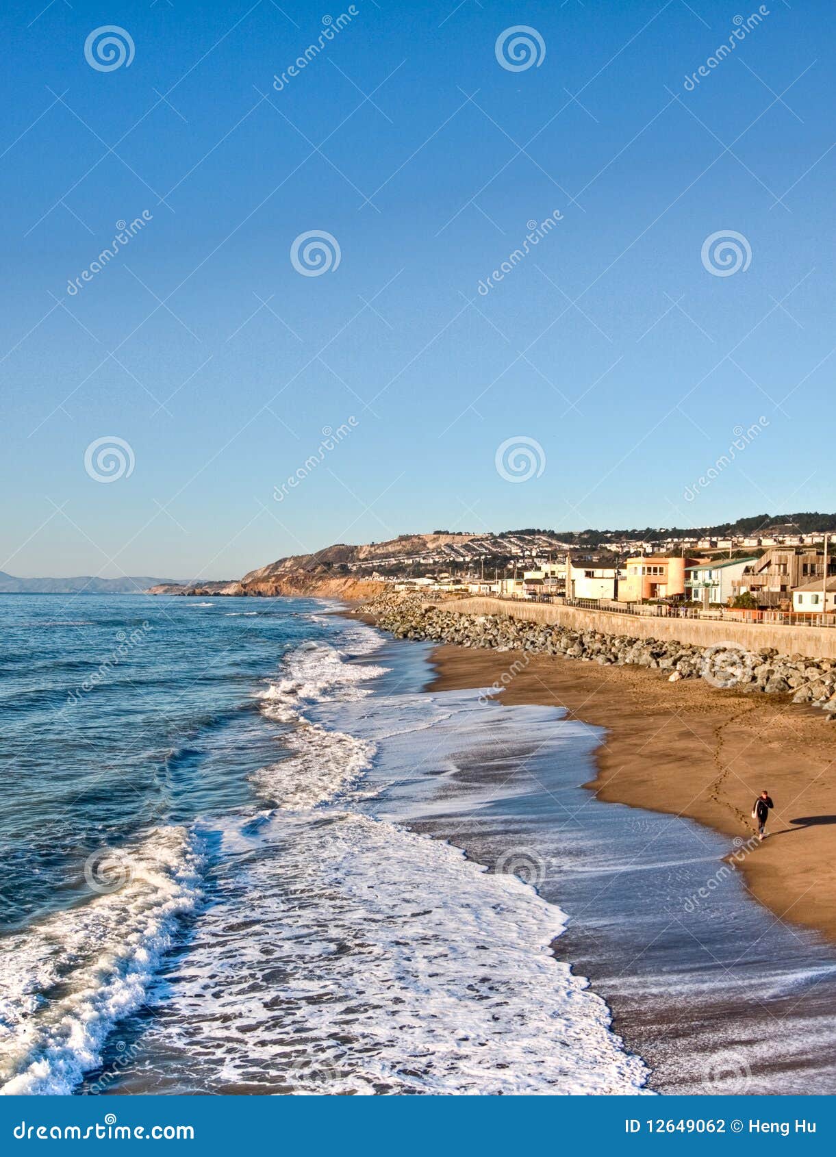 Pacifica Pier, Pacifica, California, Sea Wave Stock Photo - Image of ...