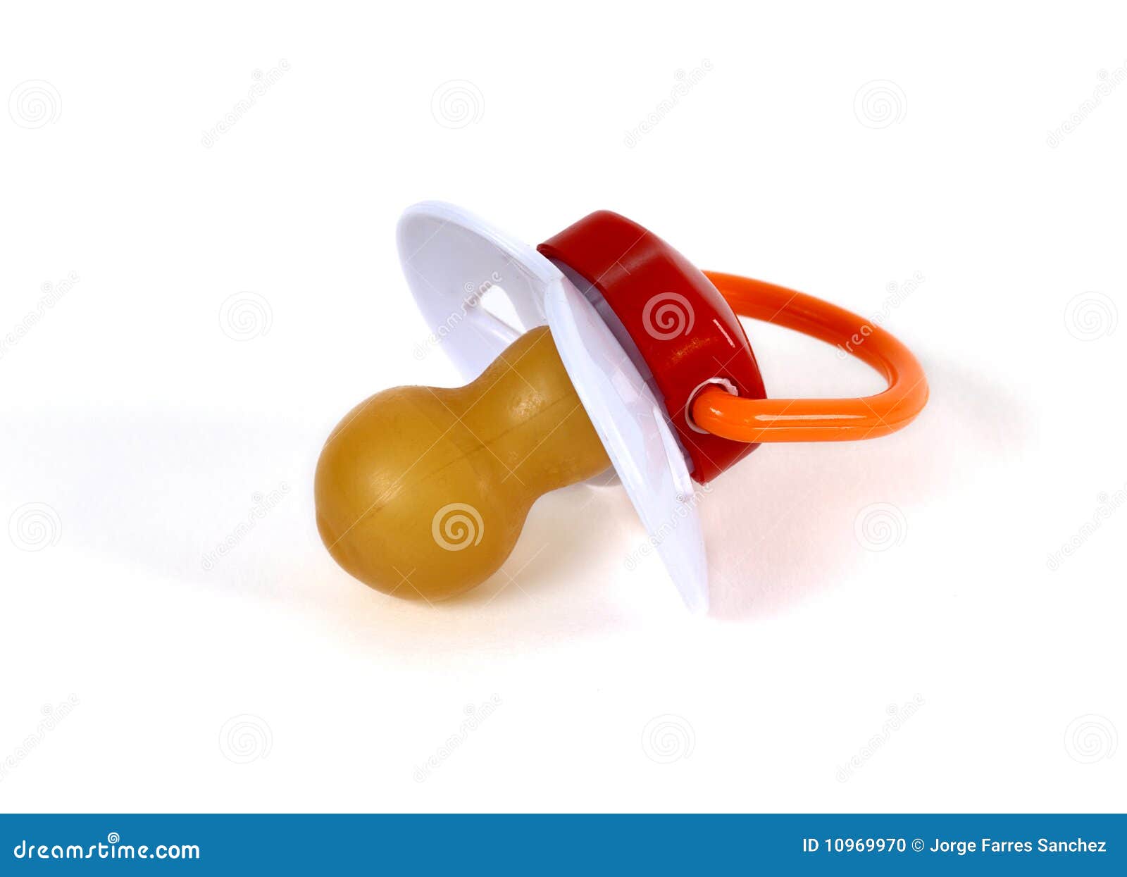 Pacifier stock photo. Image of close, isolated, rubber - 10969970