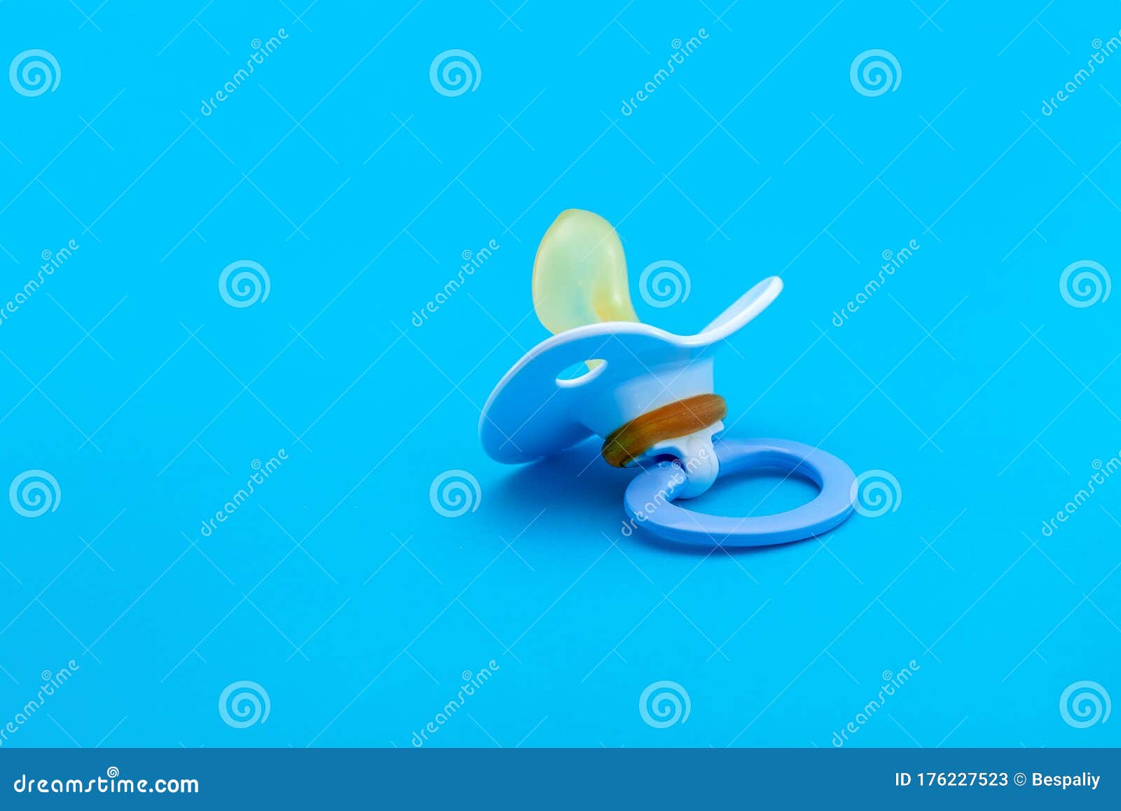 A Pacifier with a Bite for Babies Made of Soft Silicone. Stock Image ...