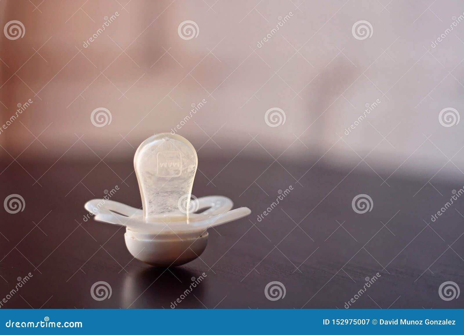 Pacifier on a Black and White Background. Stock Illustration ...