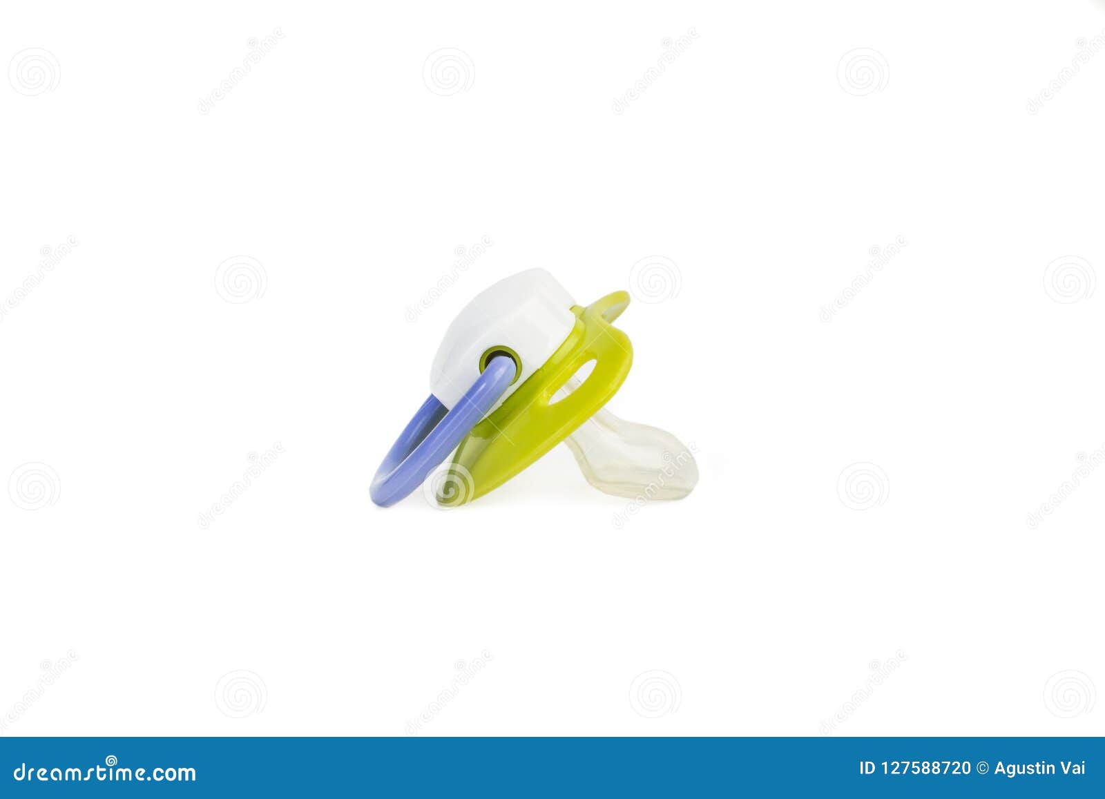 A Pacifier in a Cut Out View Stock Photo - Image of pacifier, colorful ...