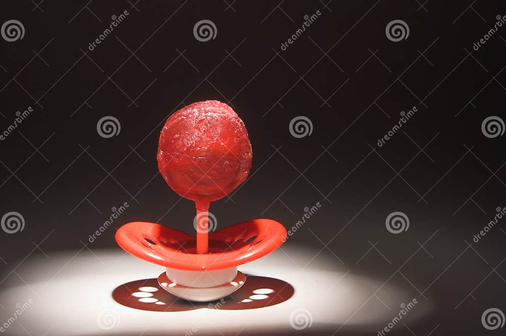 Pacifier do Lollipop foto de stock. Imagem de doce, bebê - 3867826