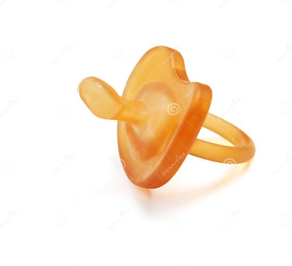 Pacifier of rubber stock image. Image of childhood, path - 74683273