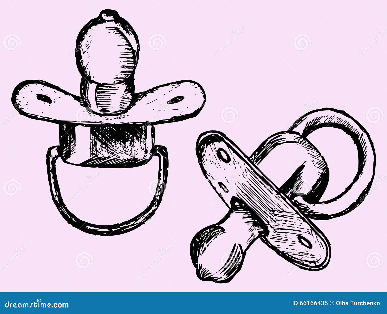 Pacifier stock vector. Illustration of design, accessory - 66166435