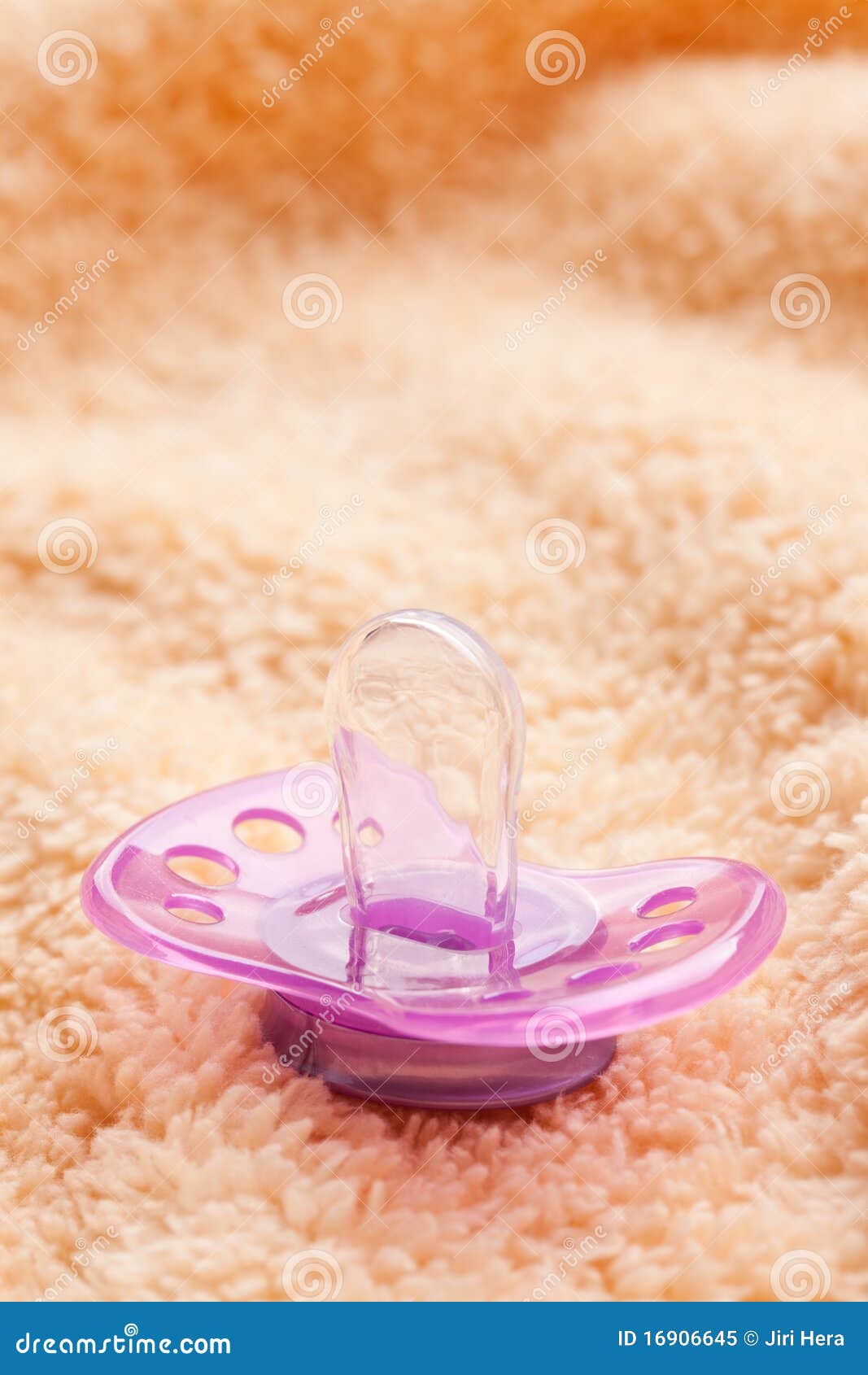 The Pacifier On Soft Background Stock Image - Image of pacifier, small ...