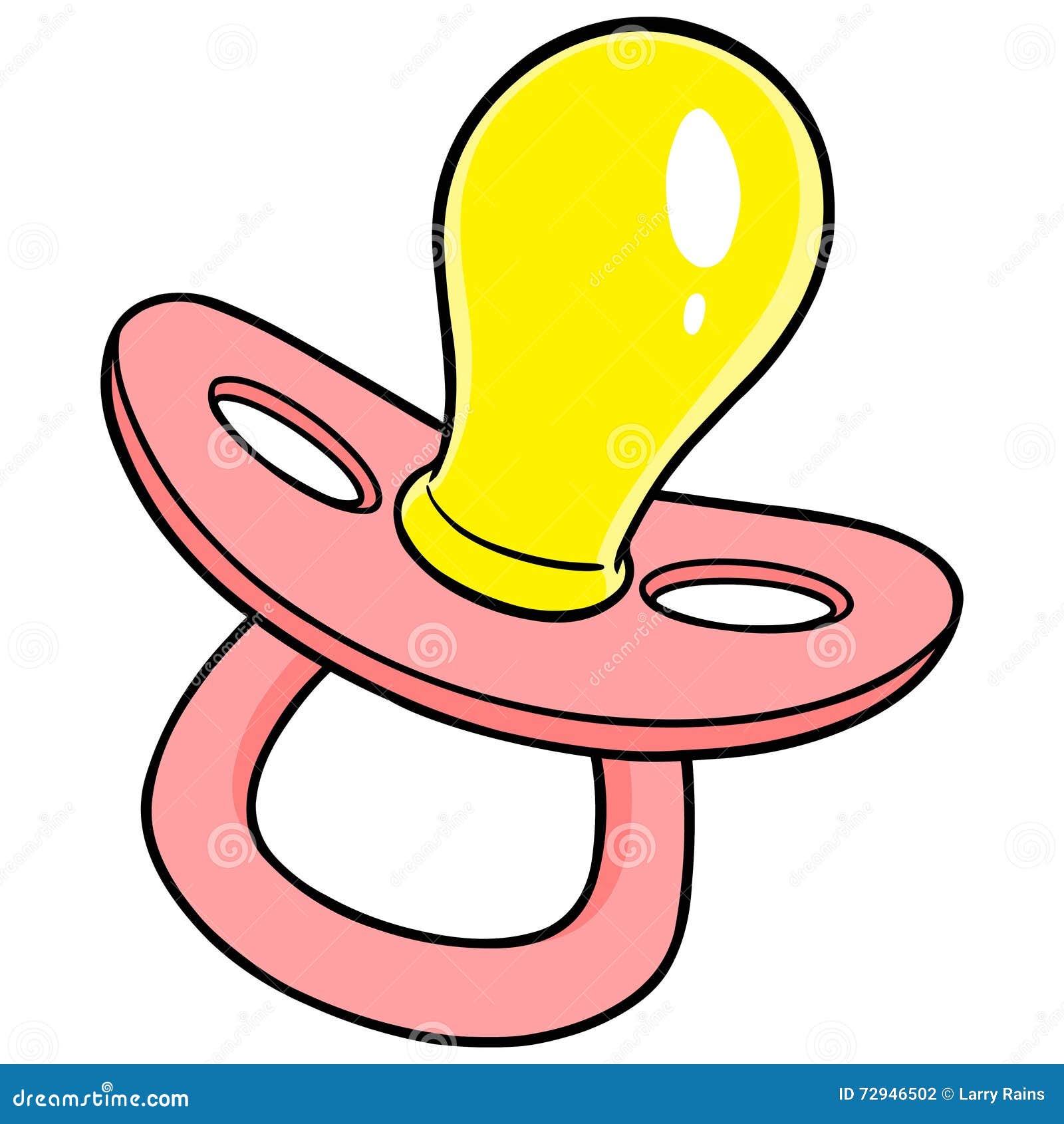 Pacifier stock vector. Illustration of holidays, people - 72946502