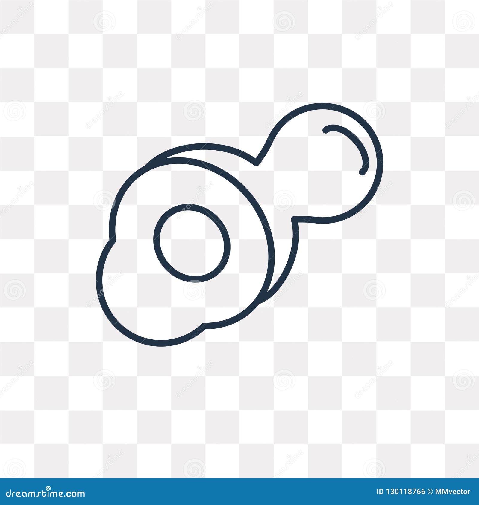 Pacifier Vector Icon Isolated on Transparent Background, Linear Stock ...