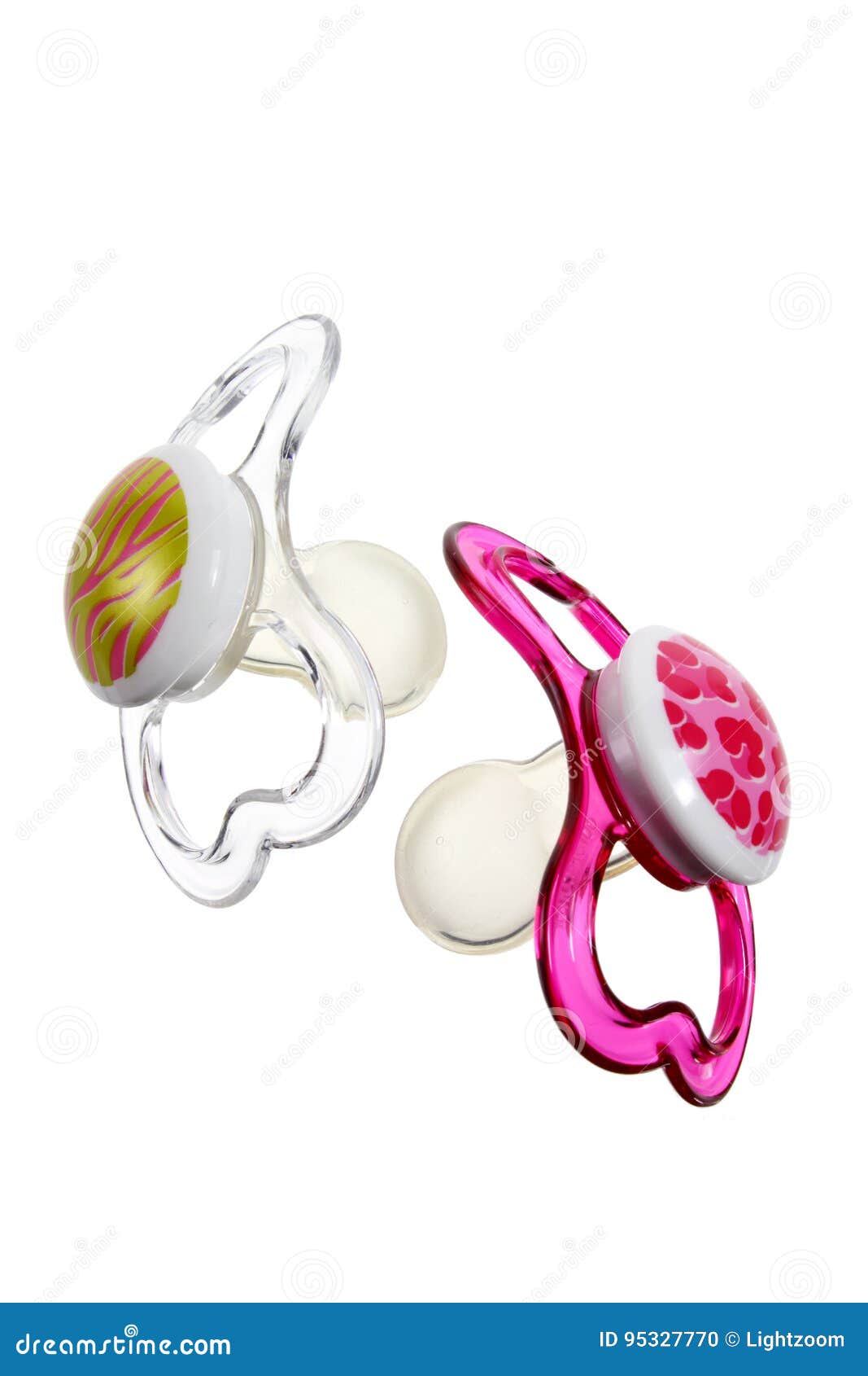 Pacifiers stock photo. Image of dummies, studio, teat - 95327770