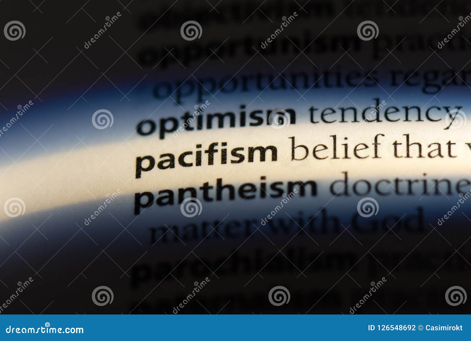 Pacifism stock foto. Image of idee, pagina, info, engels - 126548692