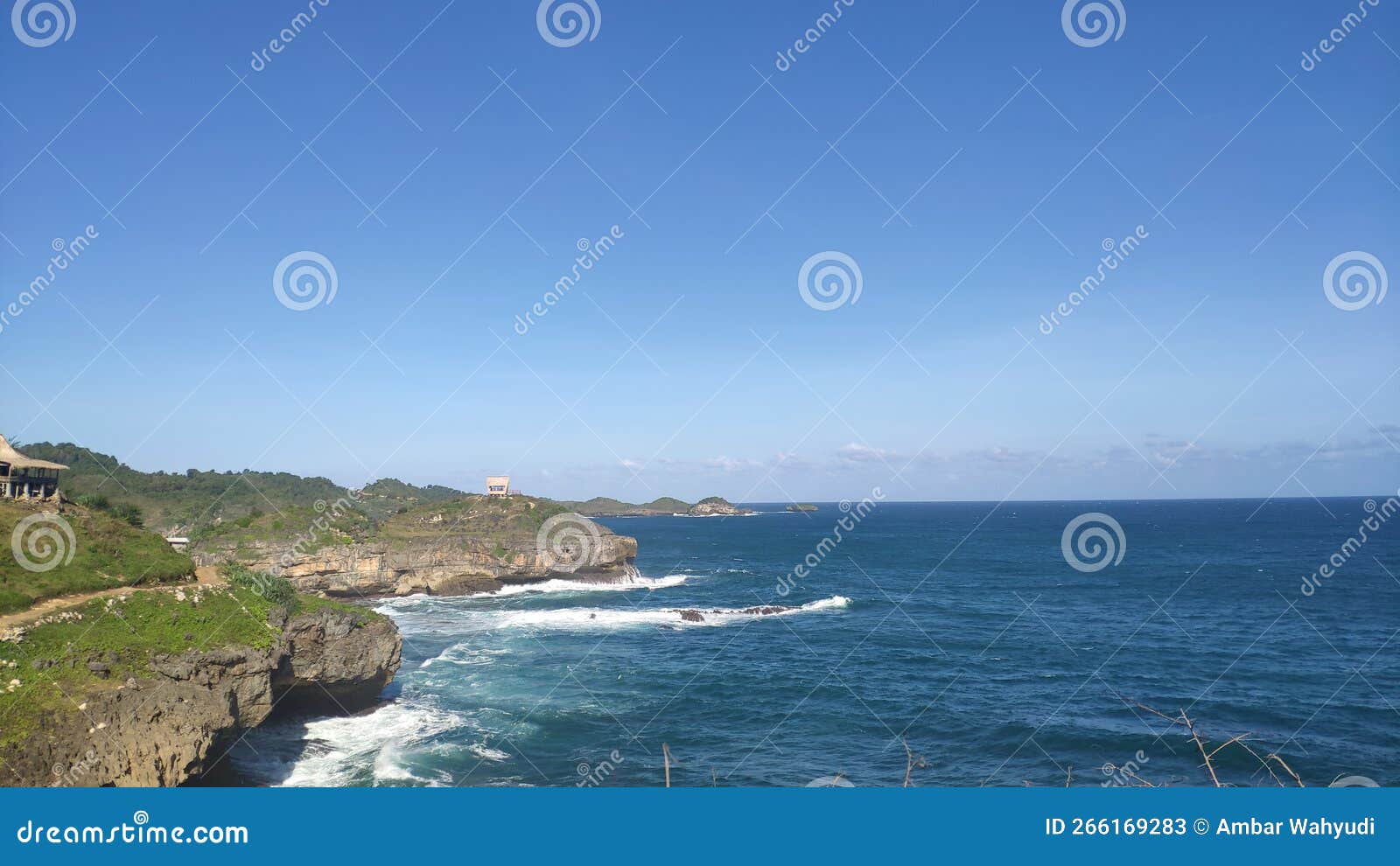 Pacitan Beach Indonesia stock image. Image of cove, pacitan - 266169283