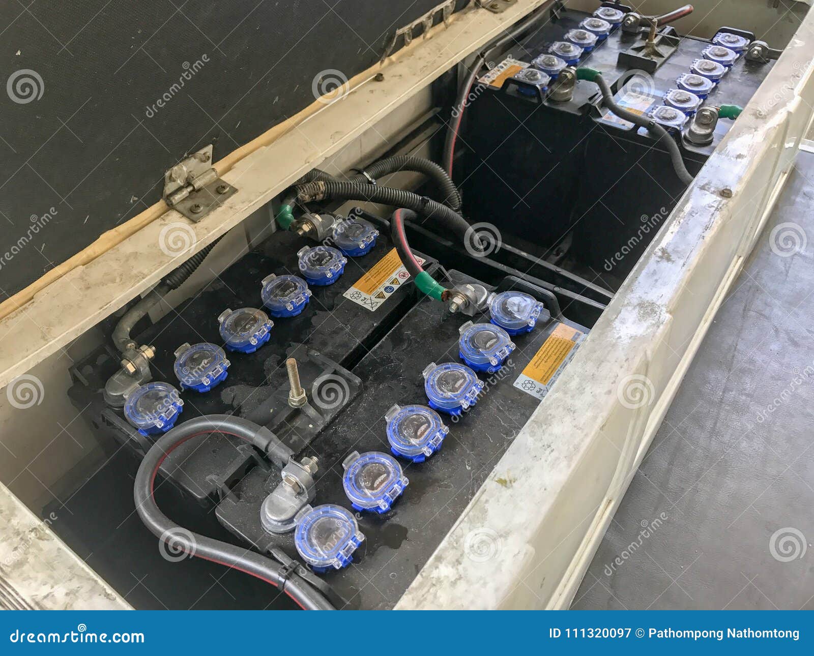 Pack of Battery in Electronic Car Stock Image - Image of lead, concept ...