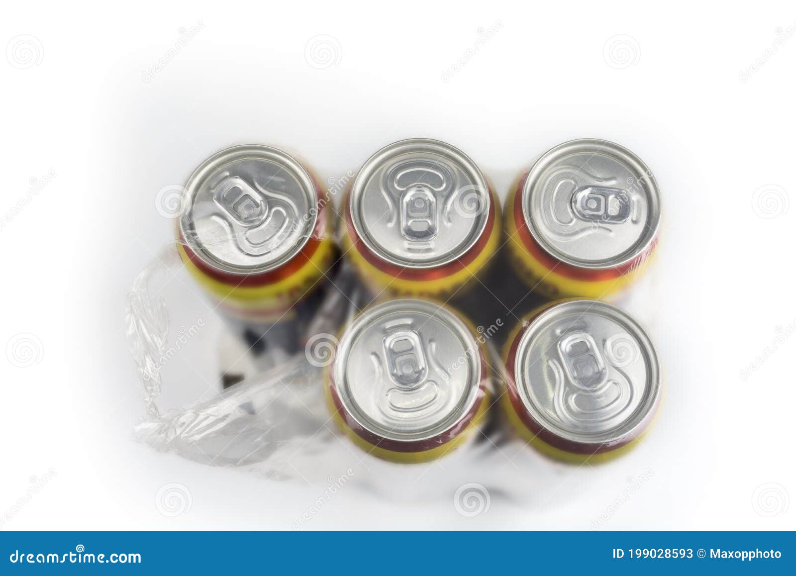 Pack of a Beer Can. Alcohol Drink Stock Image - Image of full, cold ...
