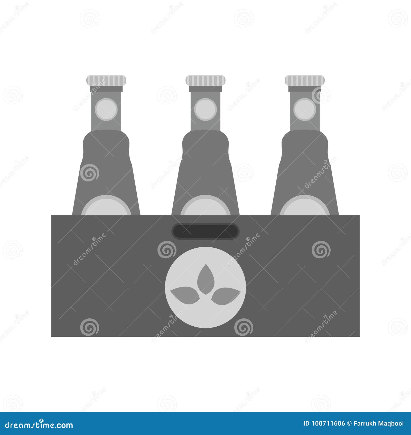 Pack of Beers stock vector. Illustration of concept - 100711606