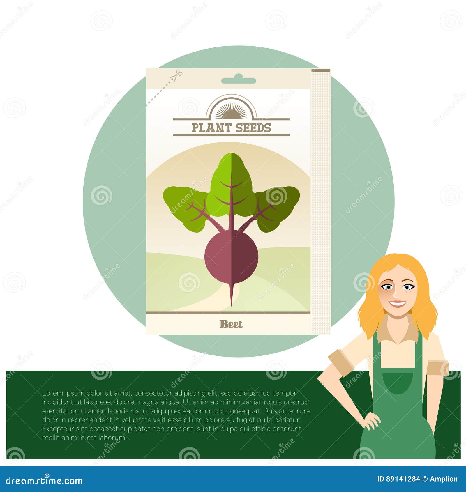 Pack of Beet seeds icons stock vector. Illustration of herb - 89141284