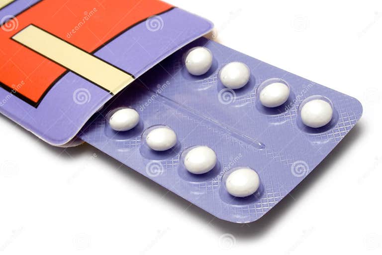 Pack of Birth Control Pills (Close View) Stock Image - Image of care ...