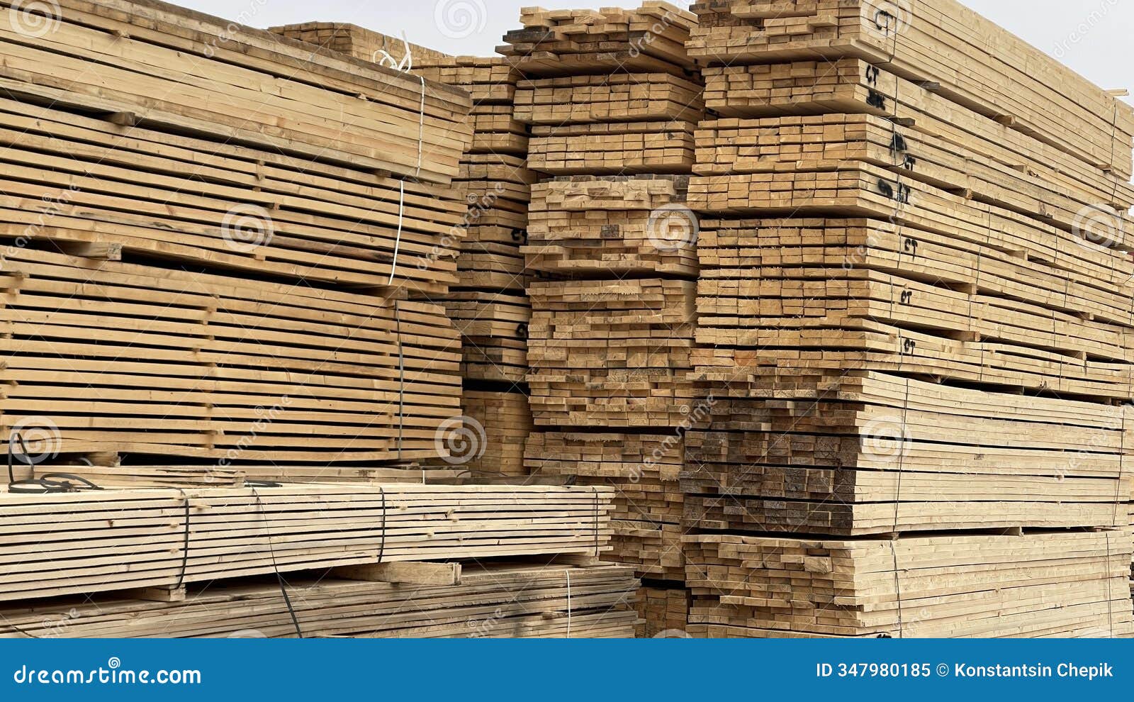 Pack of boards stock image. Image of brick, flooring - 347980185