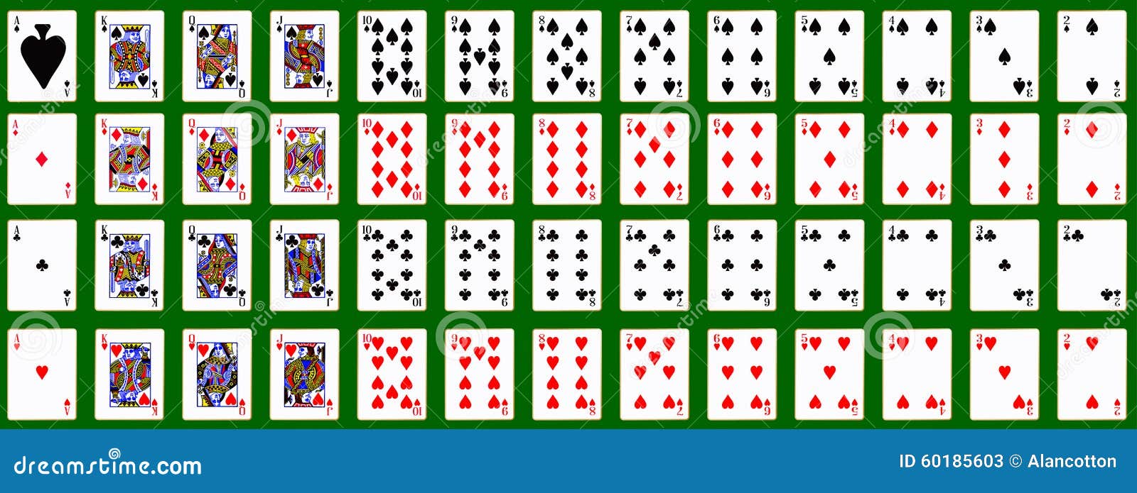 Pack of Cards stock illustration. Illustration of luck - 60185603