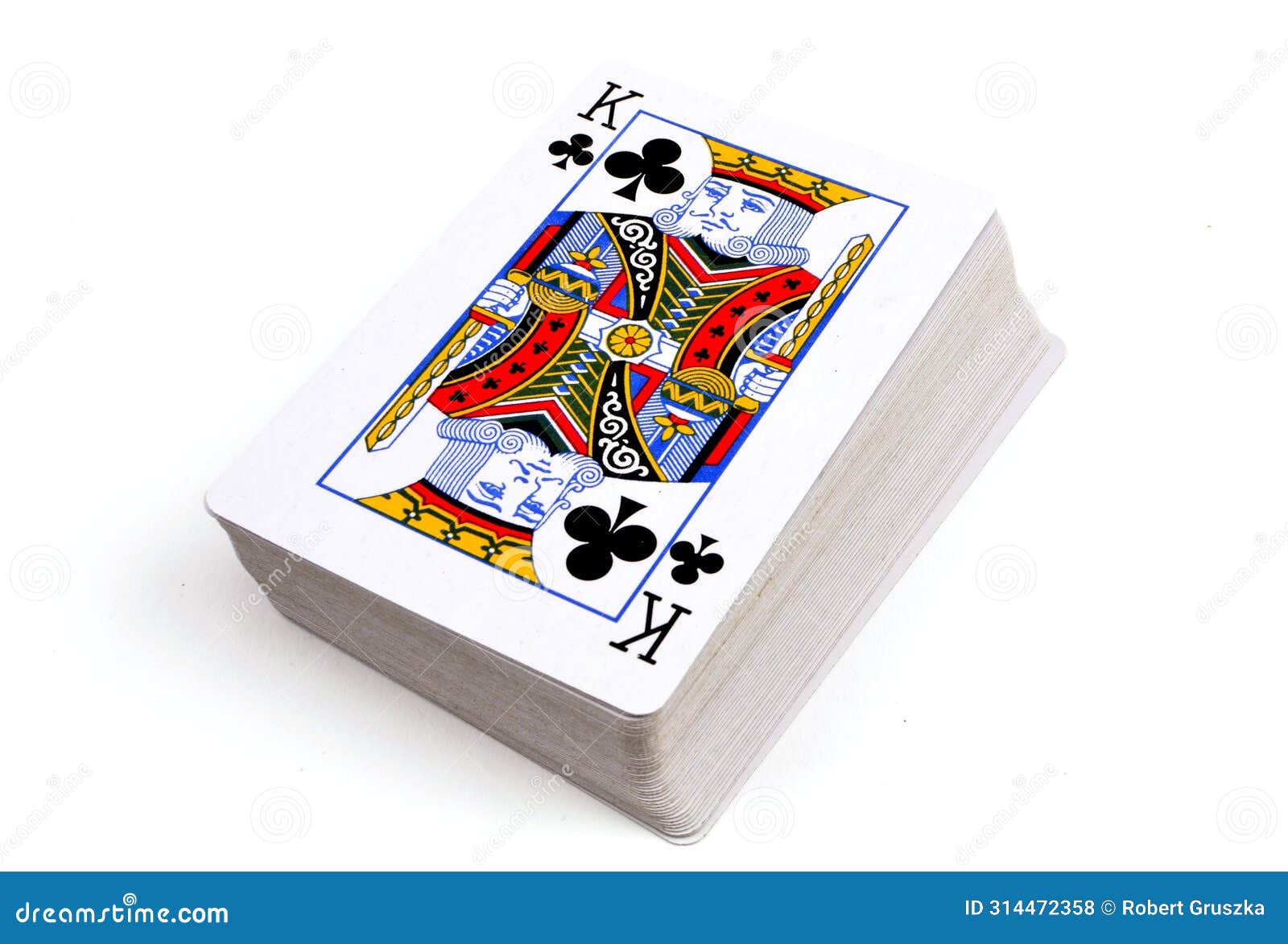 Pack of cards stock photo. Image of game, white, king - 314472358