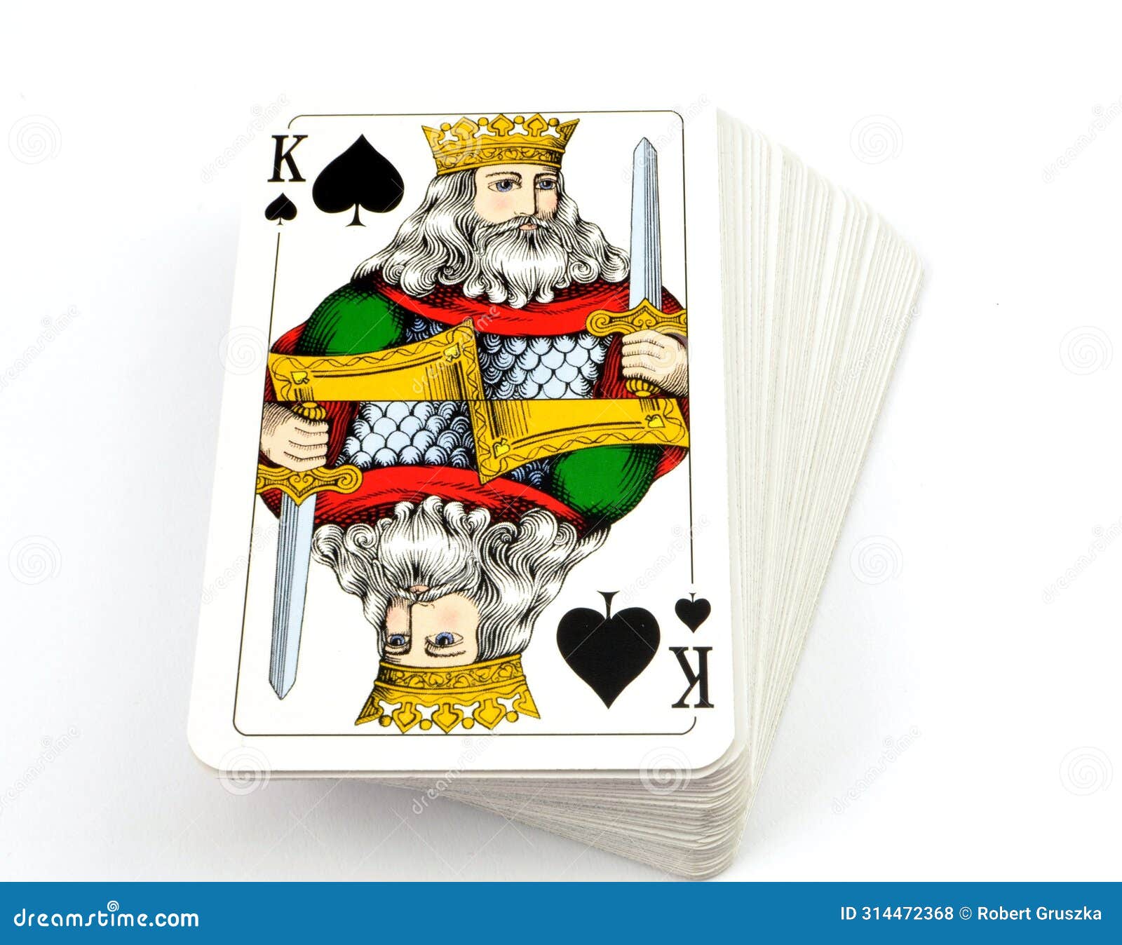 Pack of cards stock photo. Image of isolated, poker - 314472368