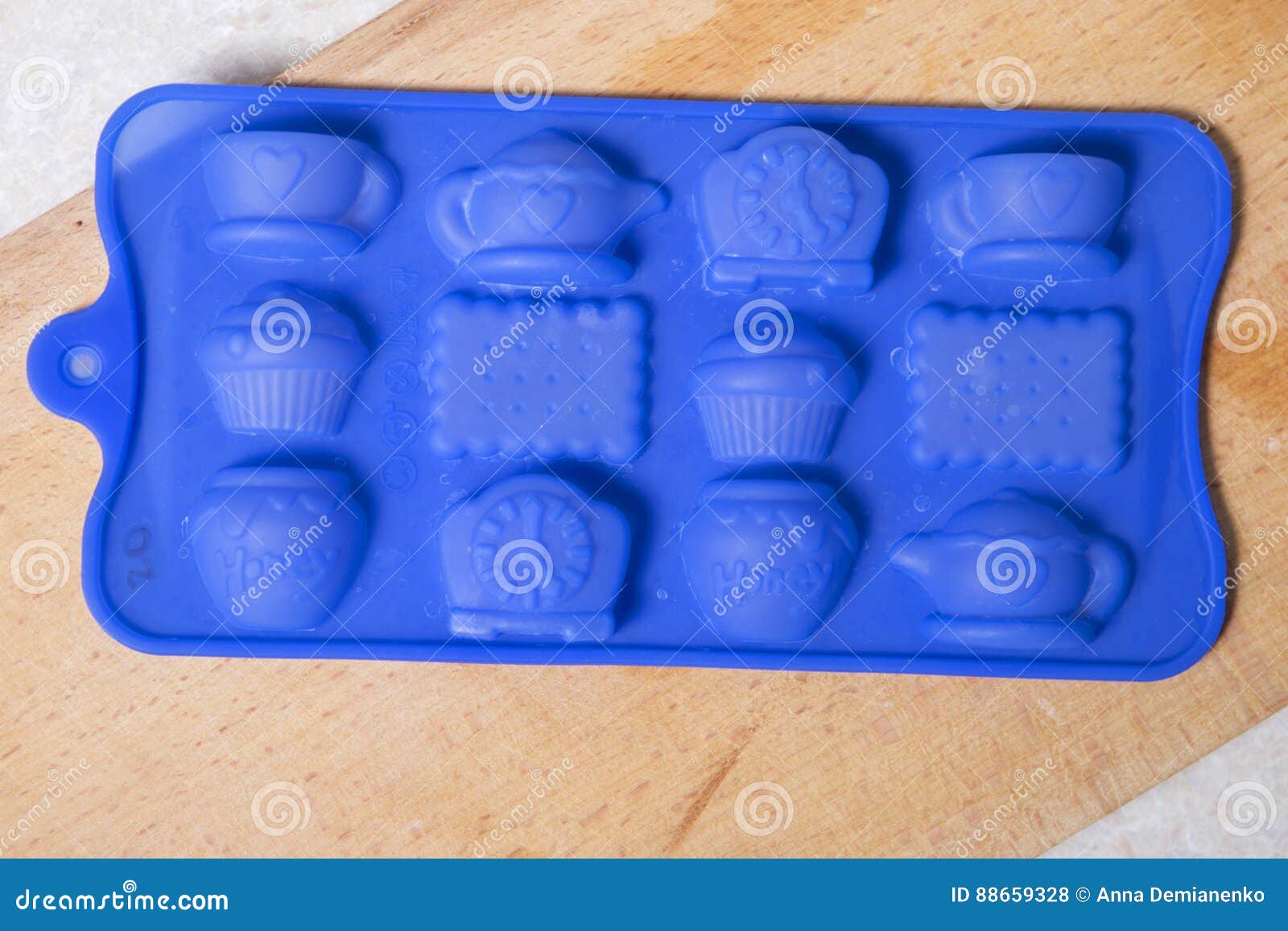 Pack of Chocolate Forms for Homemade Candies on a Neutral Background ...