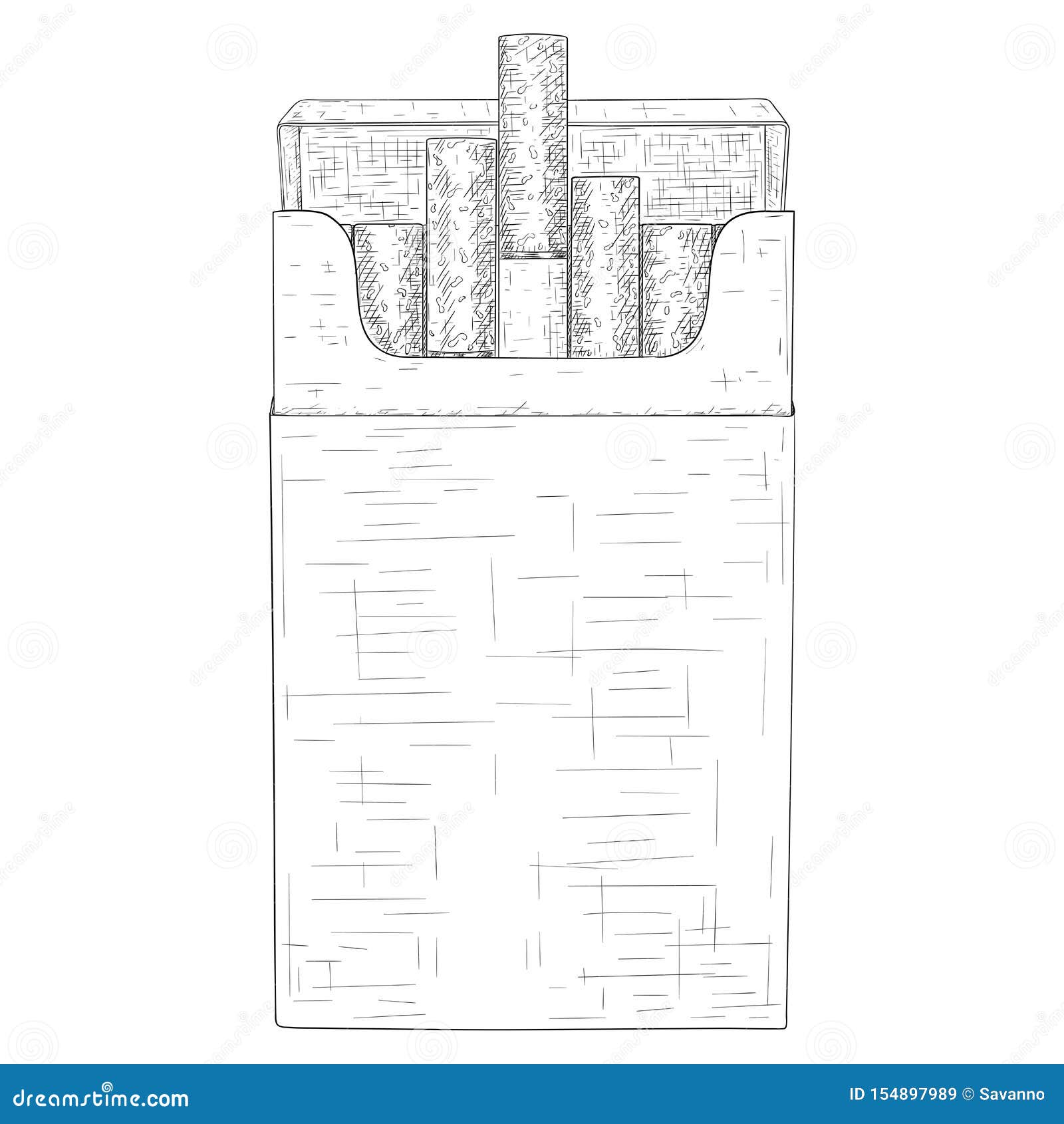 Cigarette Box Drawing