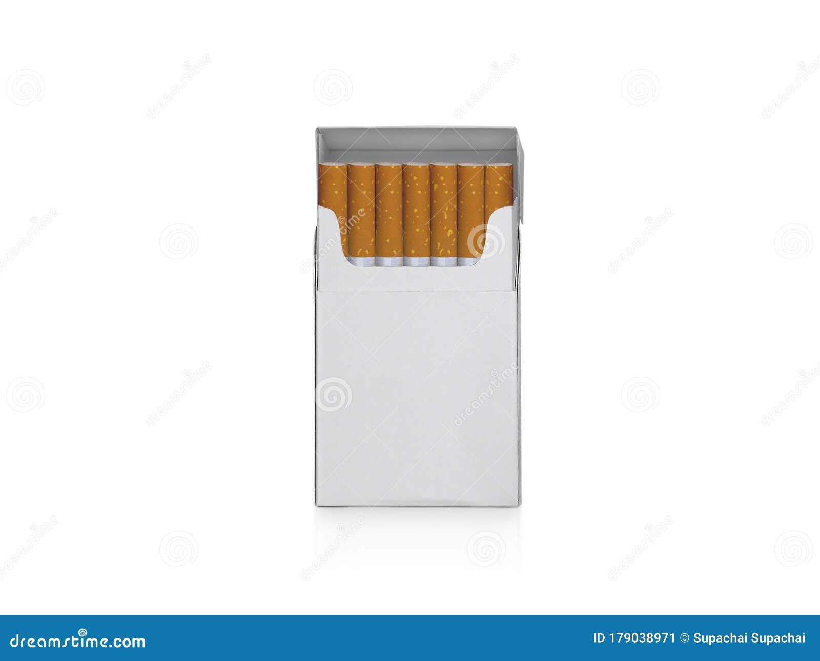 Pack Of Cigarettes Isolated On White Background Royalty-Free Stock ...