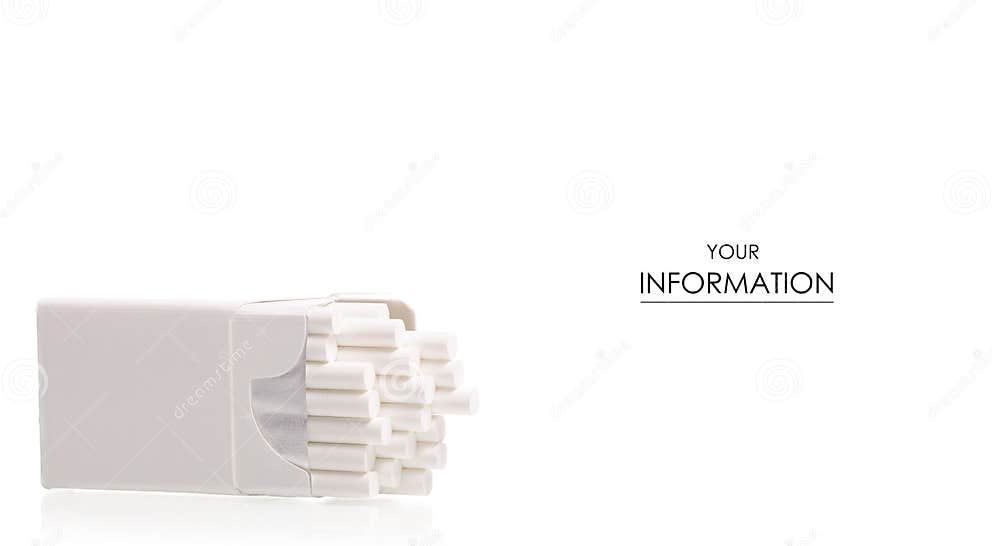 The Pack of Cigarettes Pattern Stock Image - Image of filter, cigarette ...