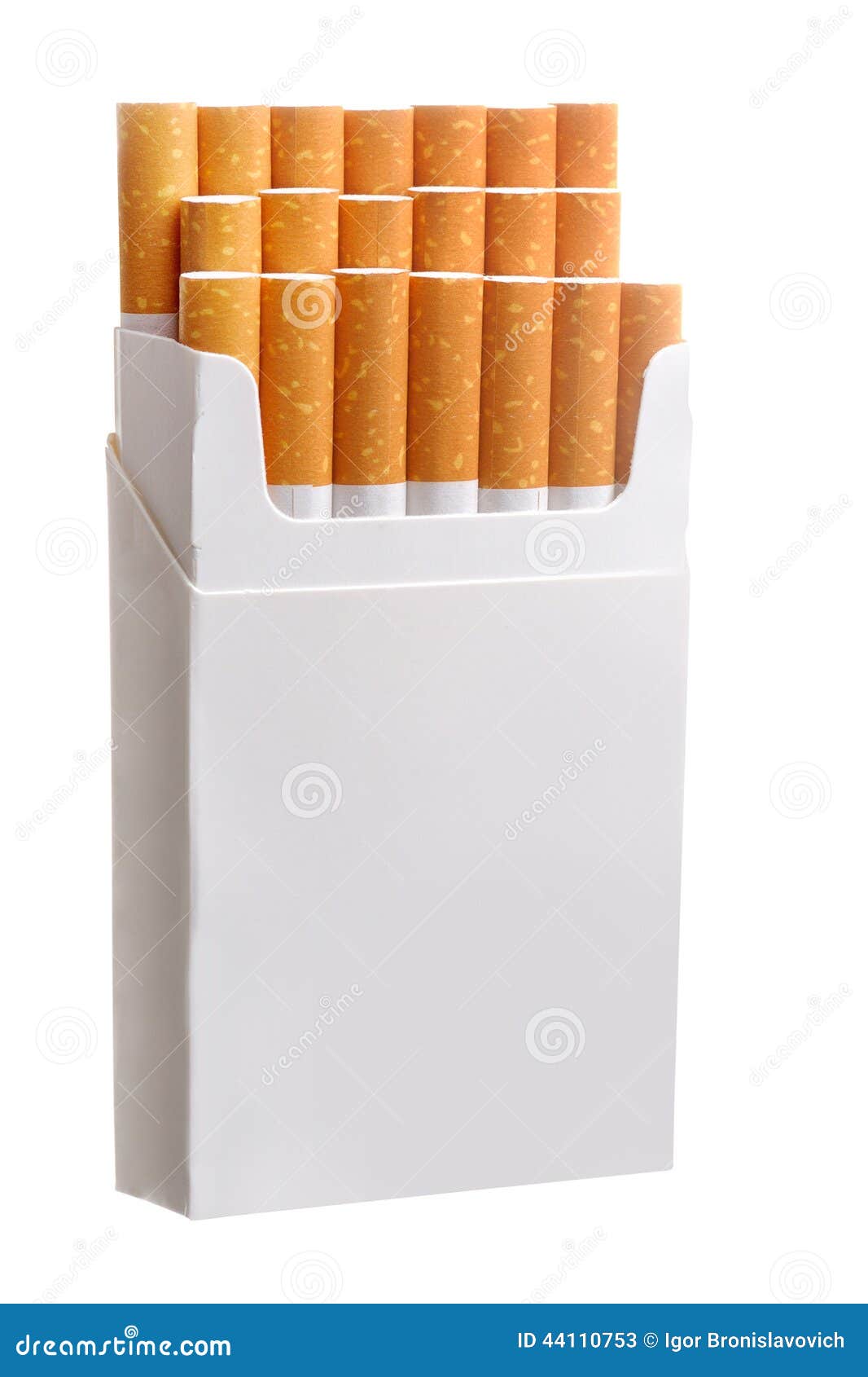 Pack of cigarettes stock image. Image of danger, white - 44110753