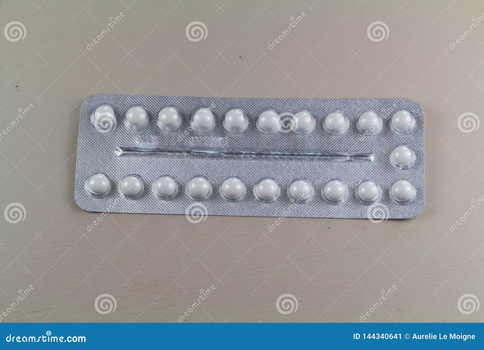 Pack of Contraceptive Pills Stock Image - Image of prescription ...