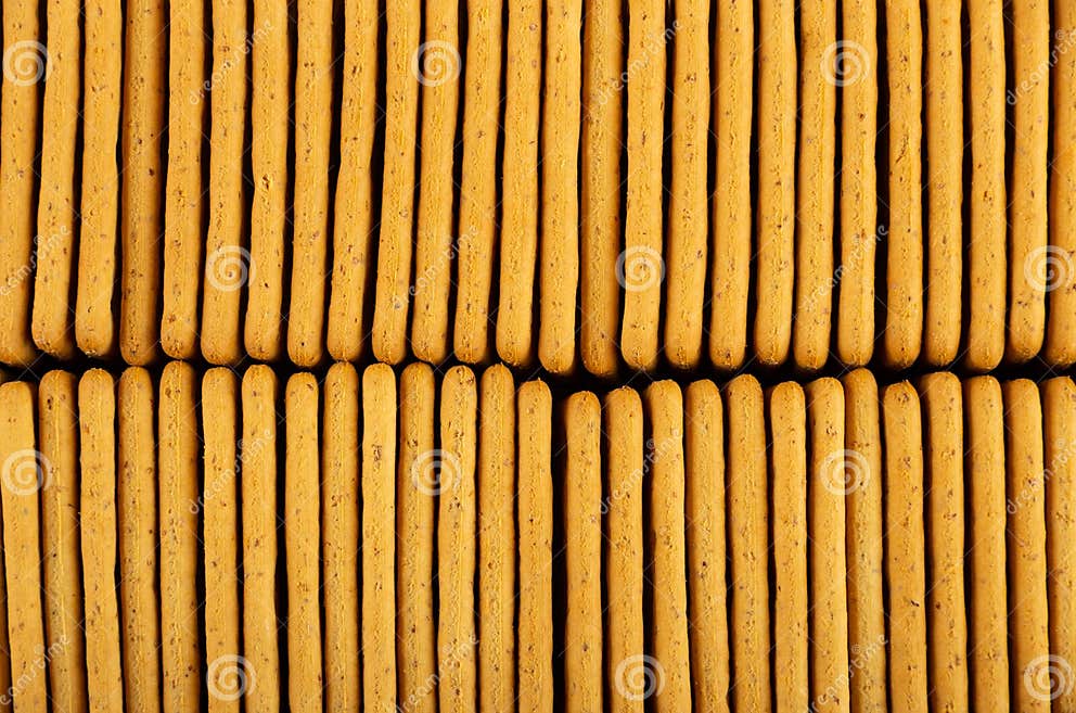 Pack of Cookies in Two Rows. Top View Stock Photo - Image of cookie ...