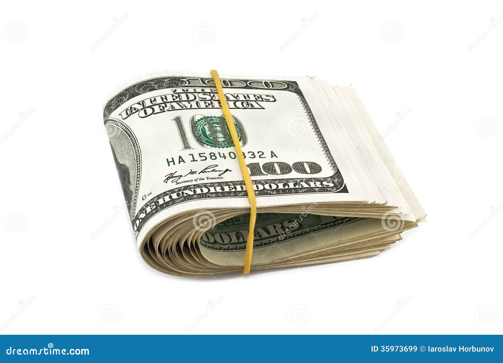 Pack of dollars stock image. Image of bundle, investment - 35973699