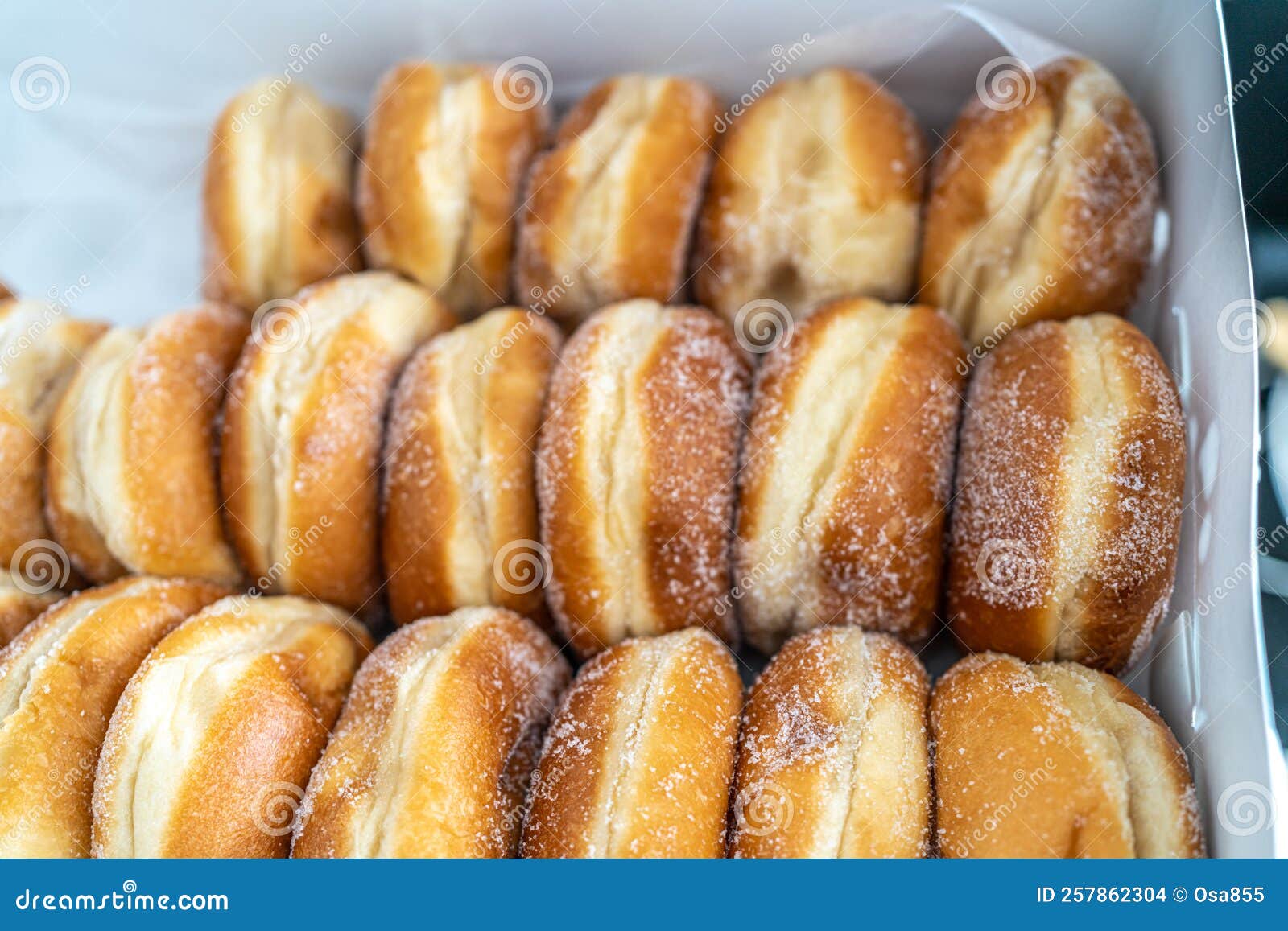 Pack of Doughnuts Served at a Party Stock Photo - Image of sugar ...