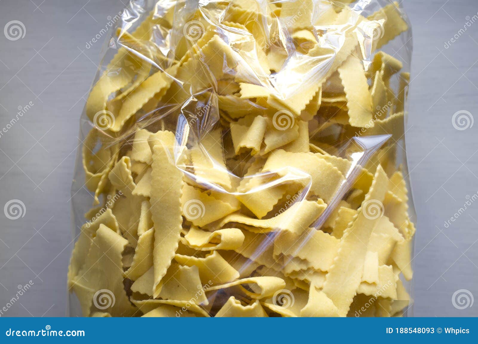 Pack of Egg Pappardelle Dry Pasta Stock Image - Image of wheat, pasta ...