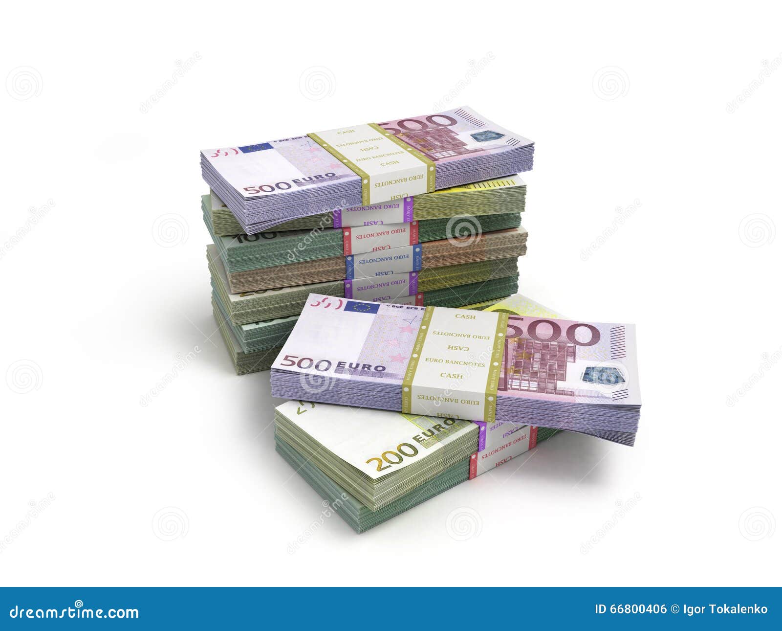 Pack Of Banknotes On A Wooden Pallet. Stock Photography | CartoonDealer ...
