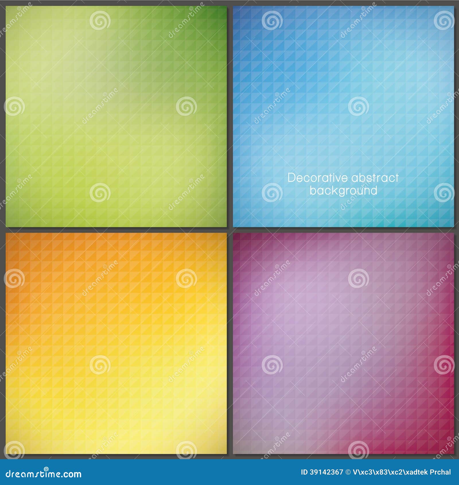 Set Four Triangular Backgrounds Stock Illustrations – 39 Set Four ...