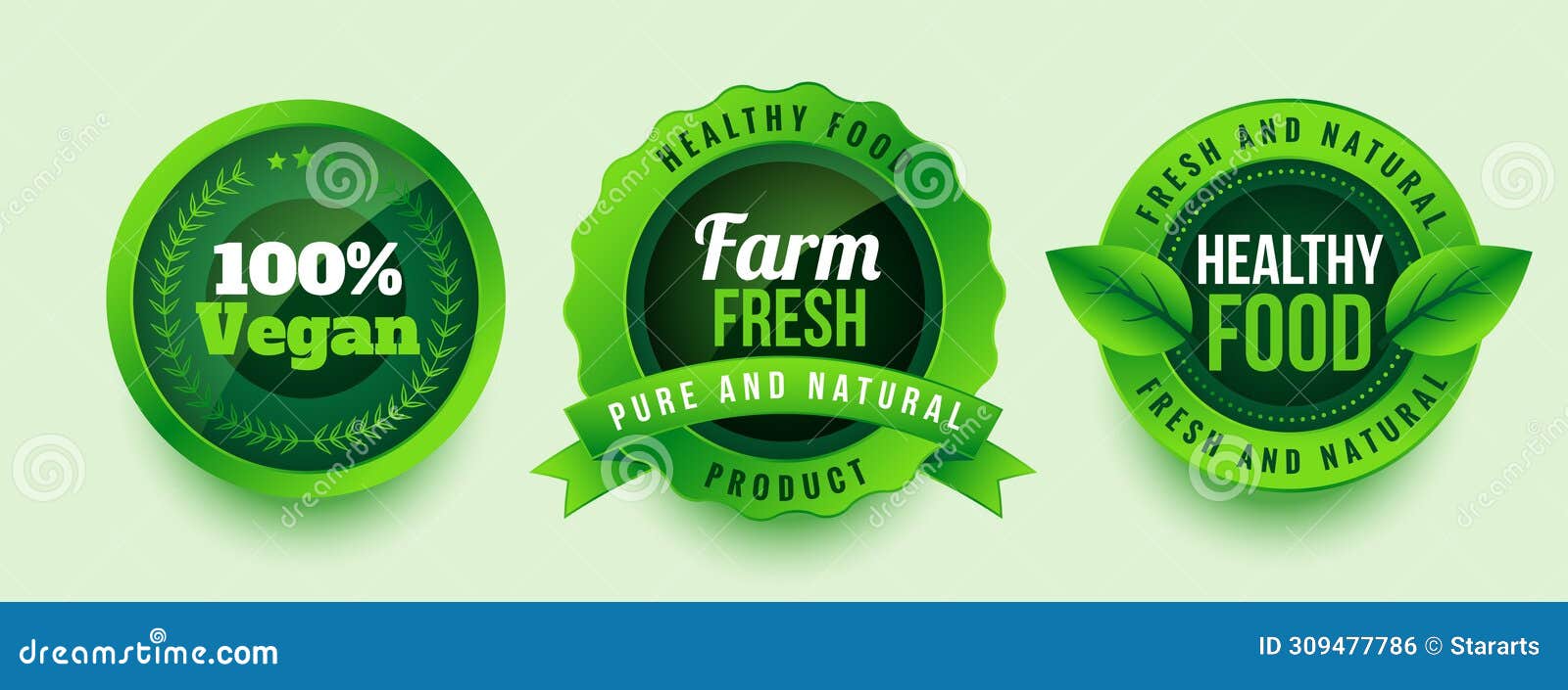 Pack of Herbal and Certified Organic Product Label or Sticker Design ...