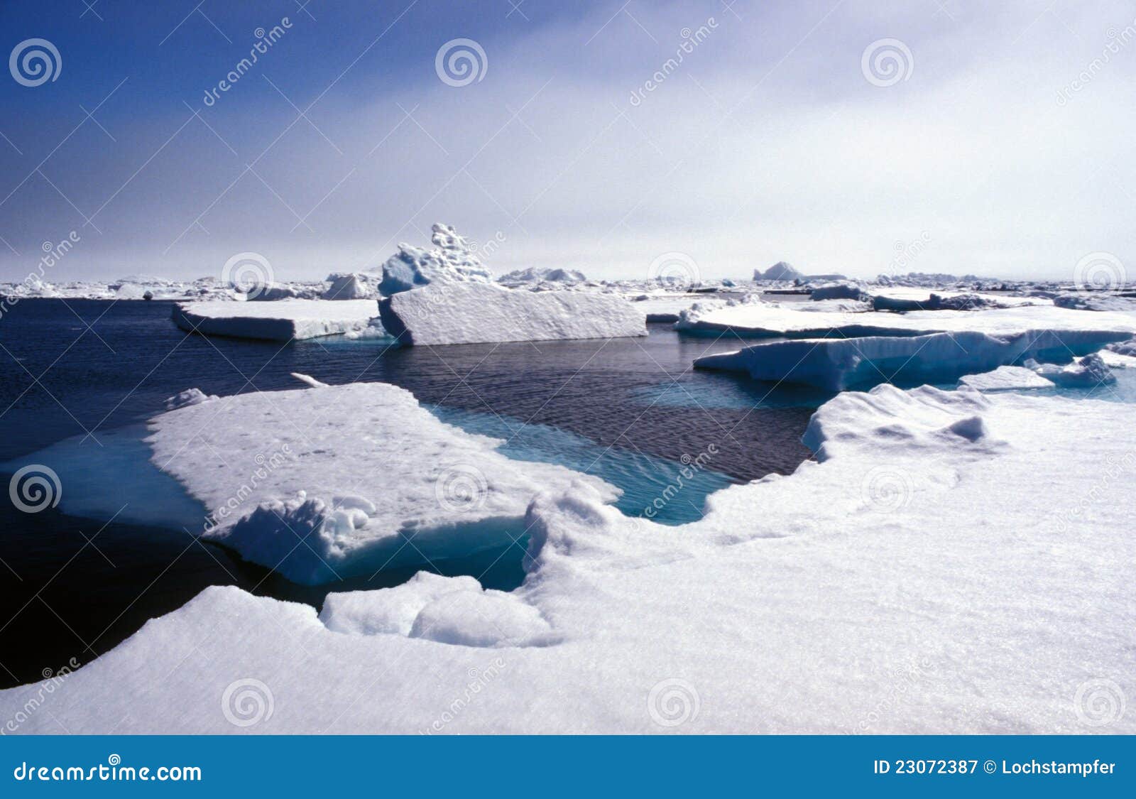 Pack ice stock image. Image of greenland, ocean, iceberg - 23072387