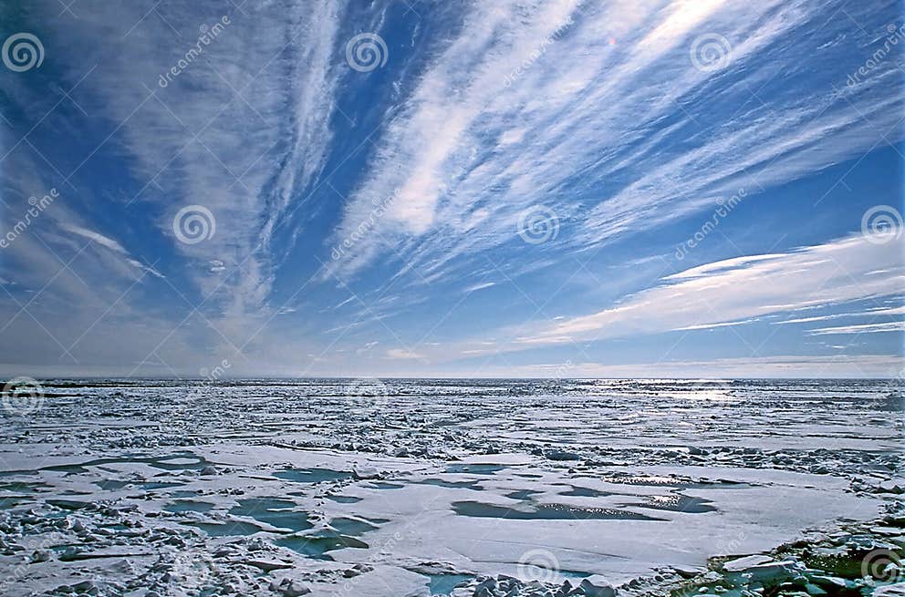 Pack Ice stock photo. Image of arctic, norway, streaks, clouds - 26552