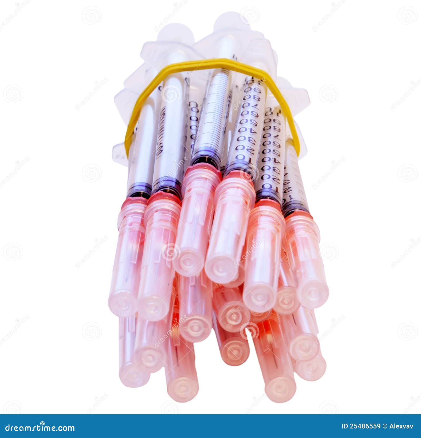 Pack of insulin syringes stock image. Image of doctor - 25486559