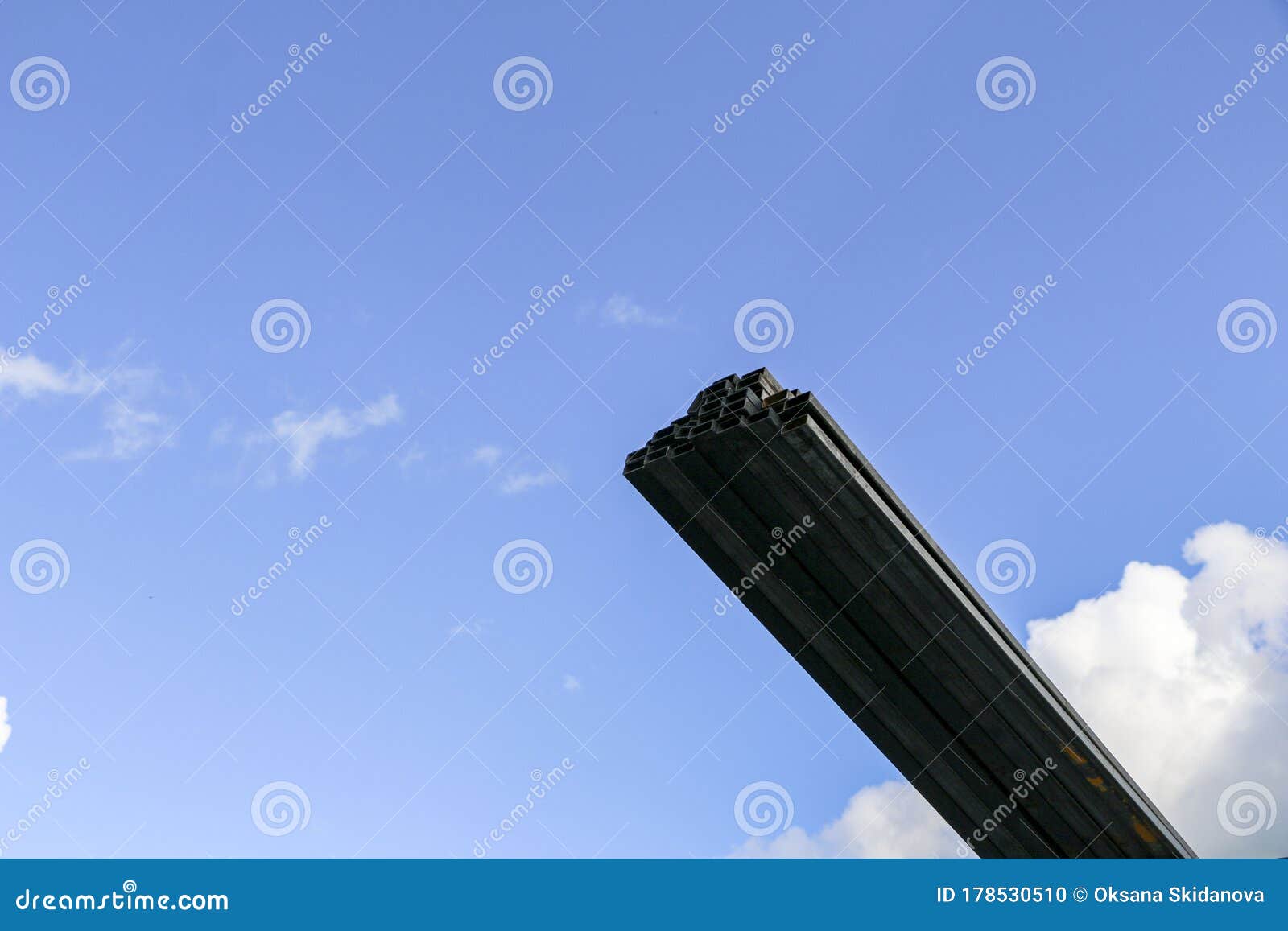 Pack of Iron Profile Pipes, of Rectangular Cross-section, for Metal ...