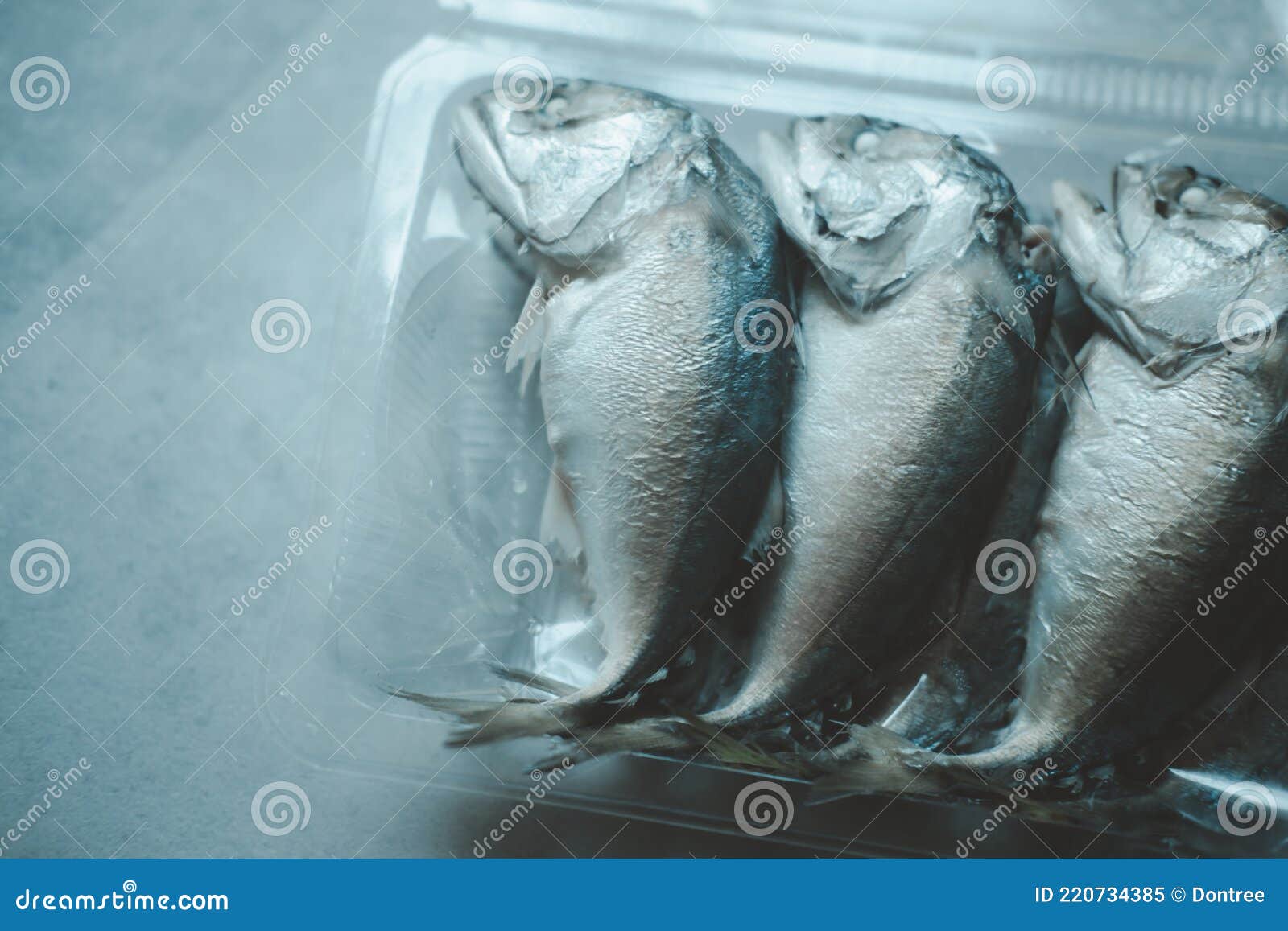 Pack of mackerel in box stock image. Image of culture - 220734385