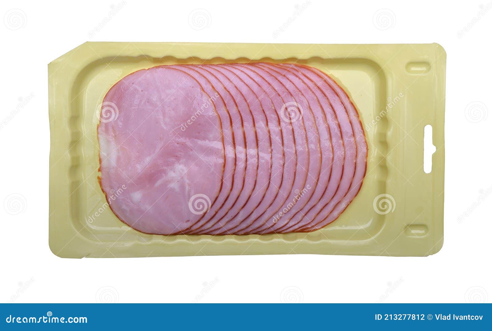 Pack of the Meat on a White Background Stock Photo - Image of container ...