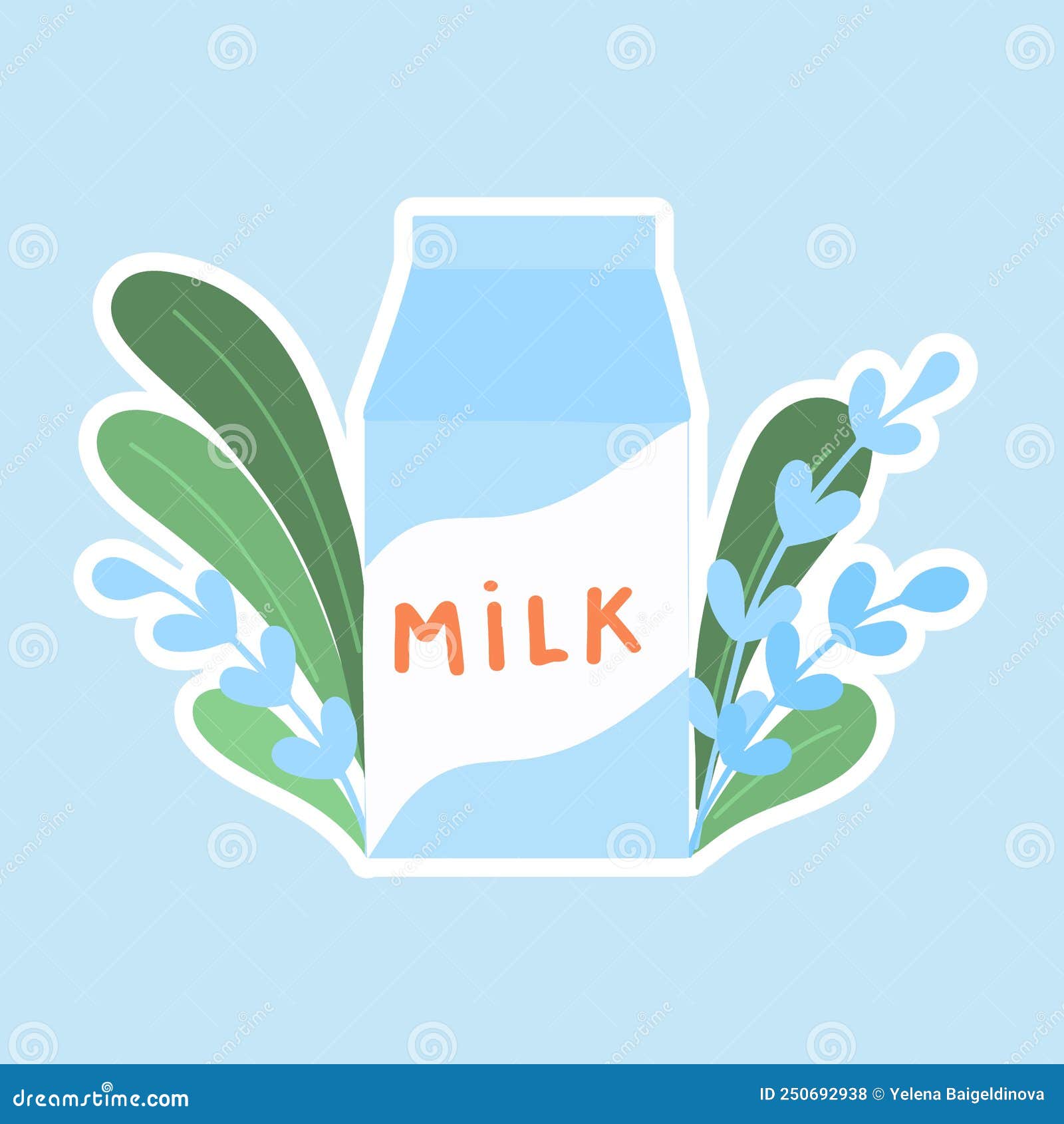 Grass-fed Sticker For Beef Labeling Vector Illustration | CartoonDealer ...