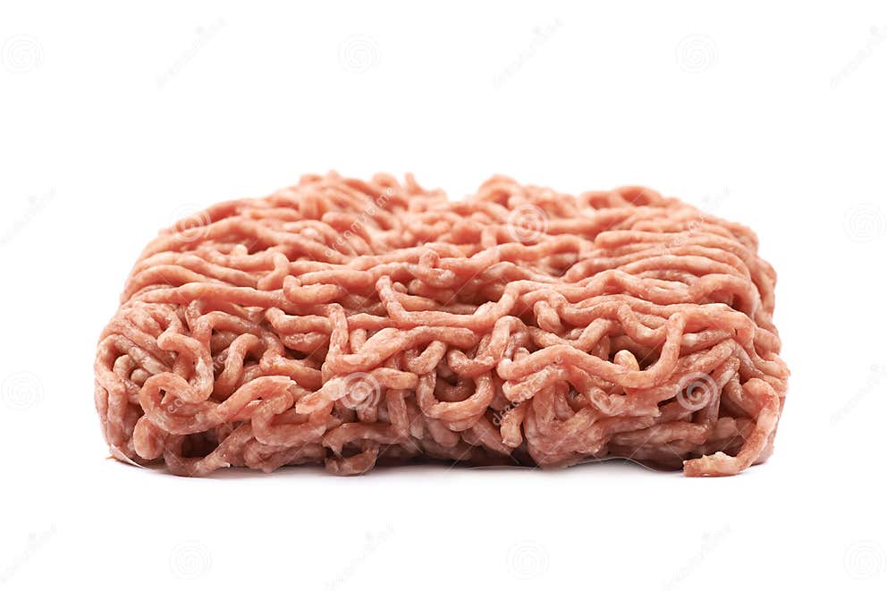 Pack of a Minced Meat Isolated Stock Image - Image of delicious, food ...