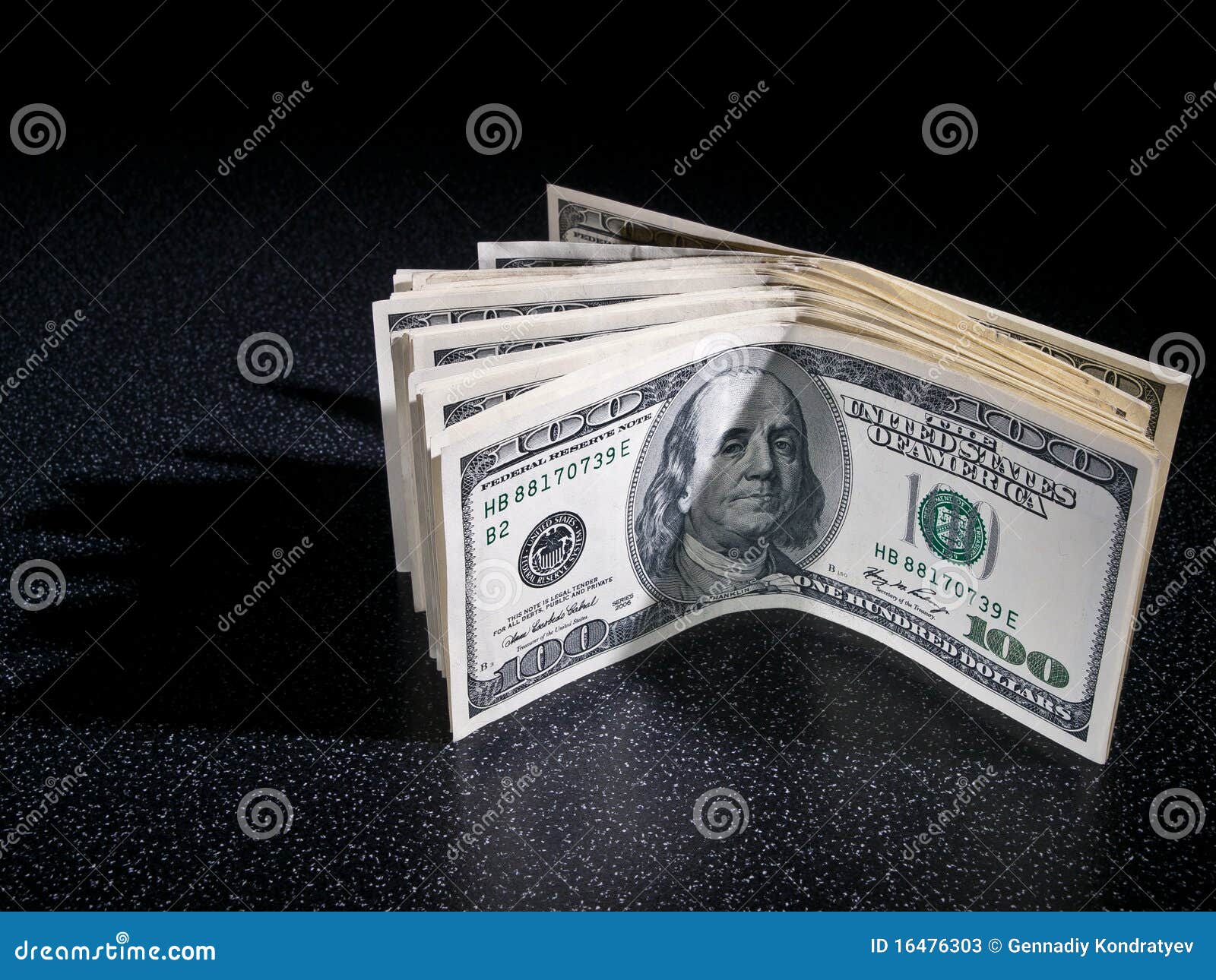 A pack of money stock image. Image of exchange, black - 16476303