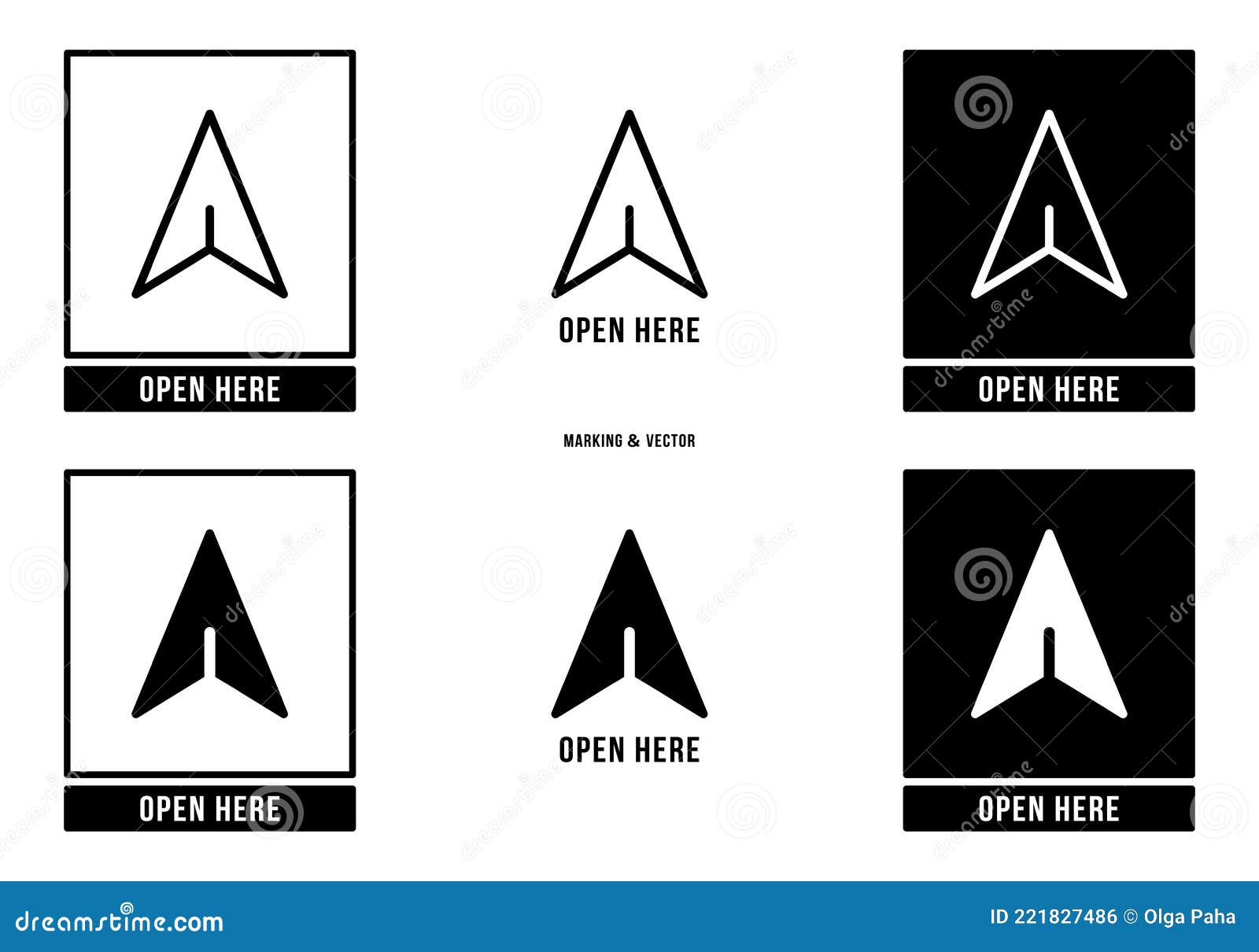 Pack open here stock vector. Illustration of dissect - 221827486