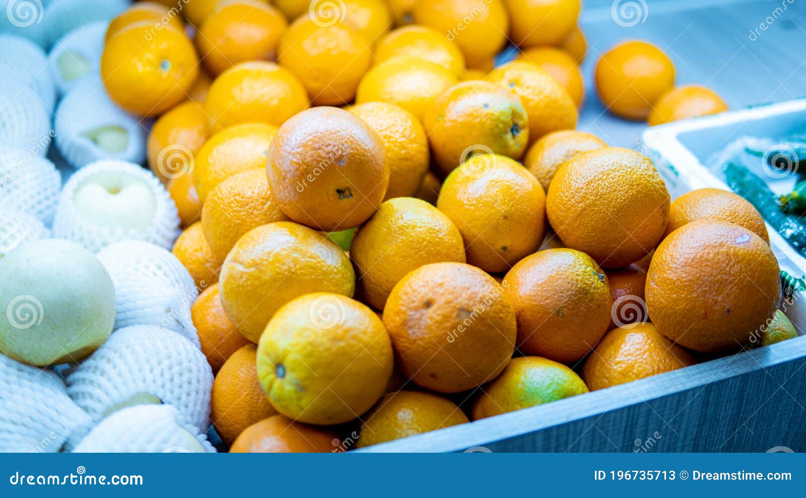 A Pack of Oranges in a Supermarket Stock Image - Image of covid19 ...