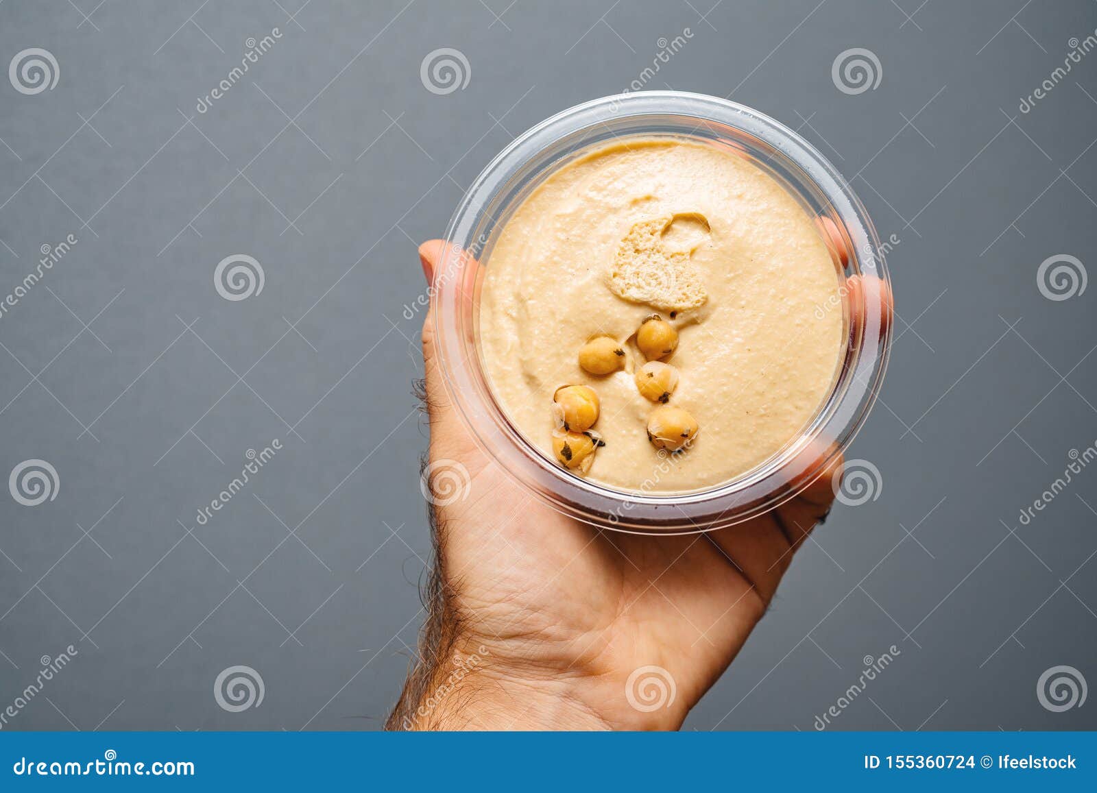 Pack with Organic Bio Humus Stock Photo - Image of hummus, served ...