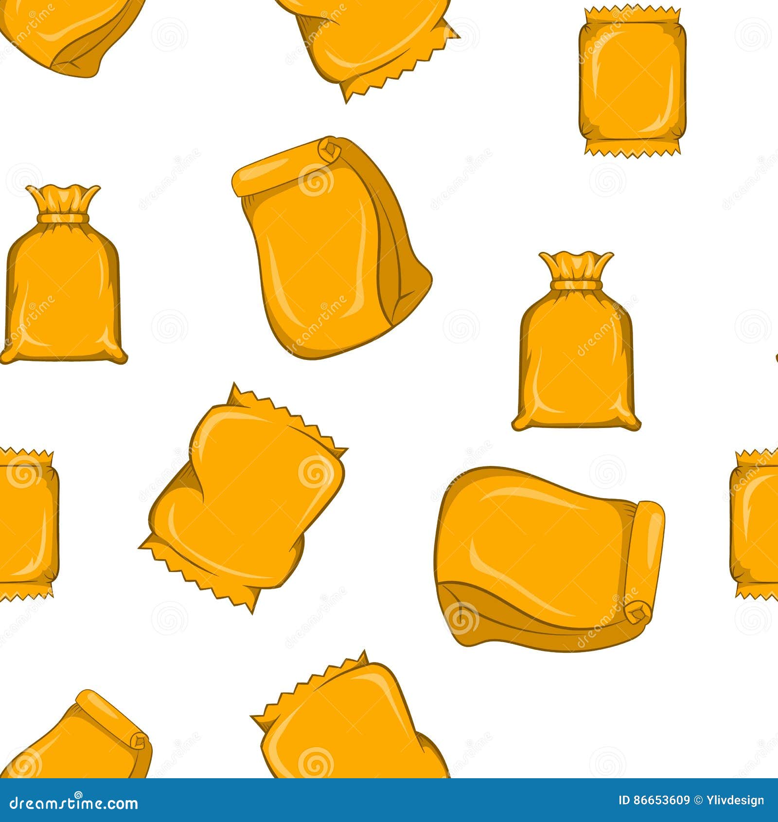 Pack Pattern, Cartoon Style Stock Vector - Illustration of clean ...