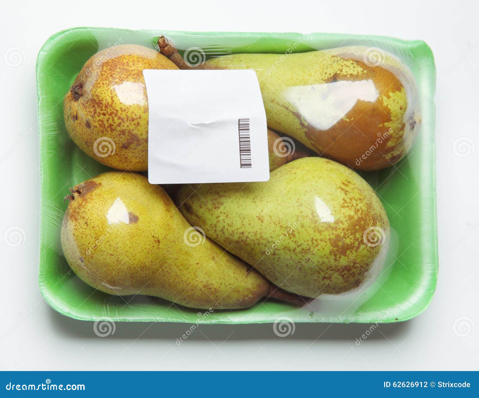 Pack of Pears on White Background Stock Photo - Image of pear ...